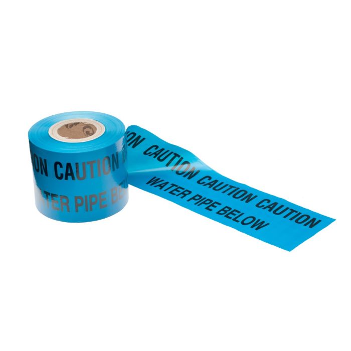 Blue 'Water Main' Marker Tape 150mm x 365mtr Roll M650W-M