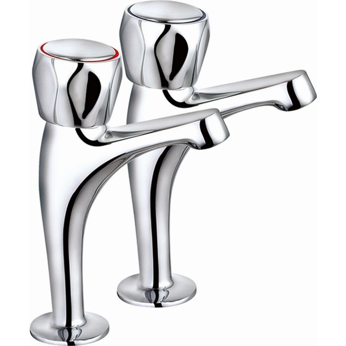 Deva Vitality Round Sink Taps - Chrome (Pair)