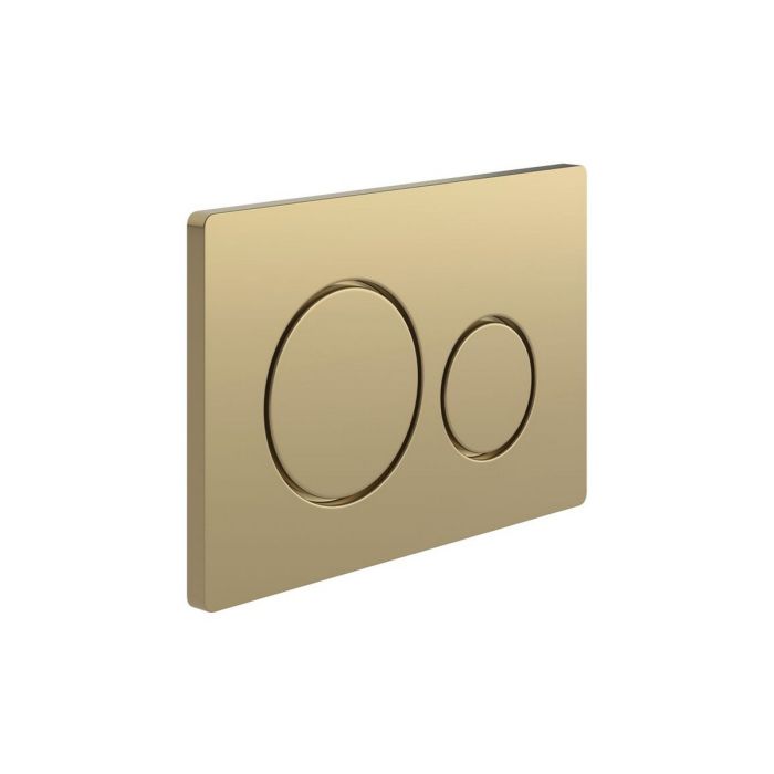 Round Push Button Flushplate 163 x 245 x 50mm - Brushed Bronze